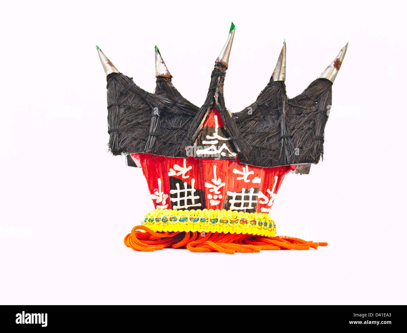 A Model of Minangkabau house located in Padang, Sumastra Island ...