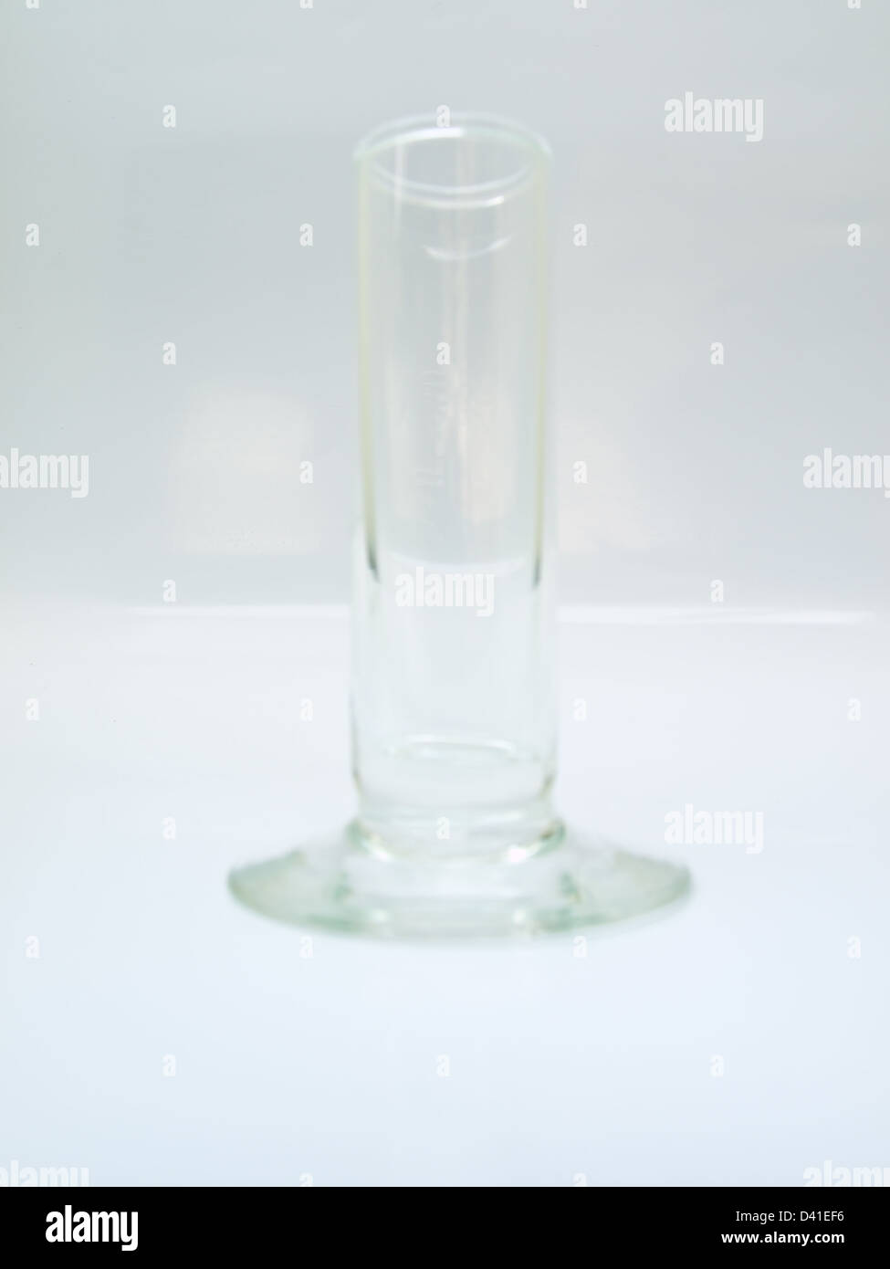 A glass tube isolated on white background Stock Photo - Alamy