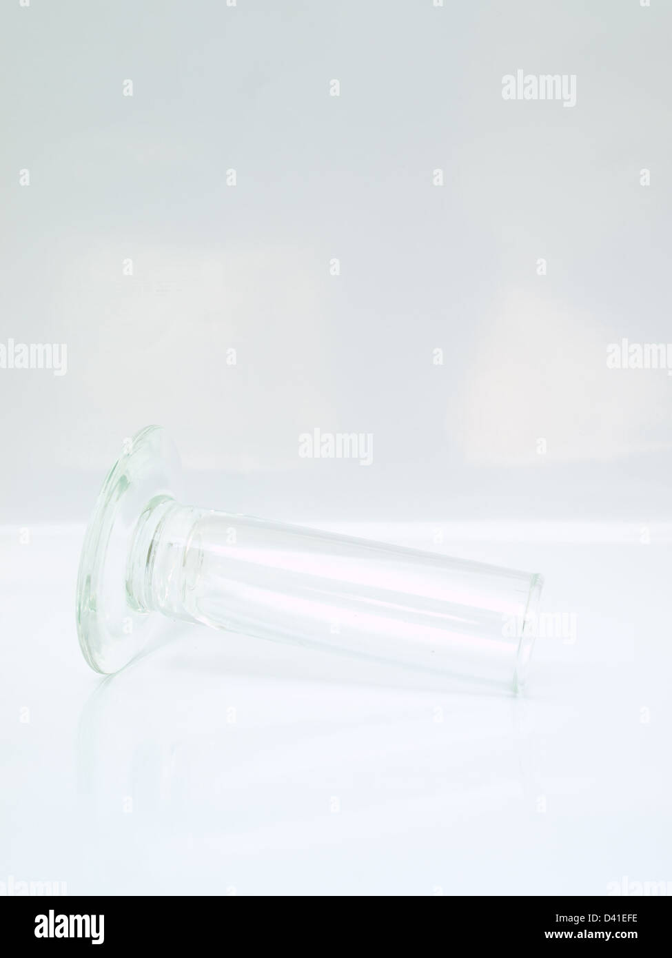 A glass tube isolated on white background Stock Photo - Alamy