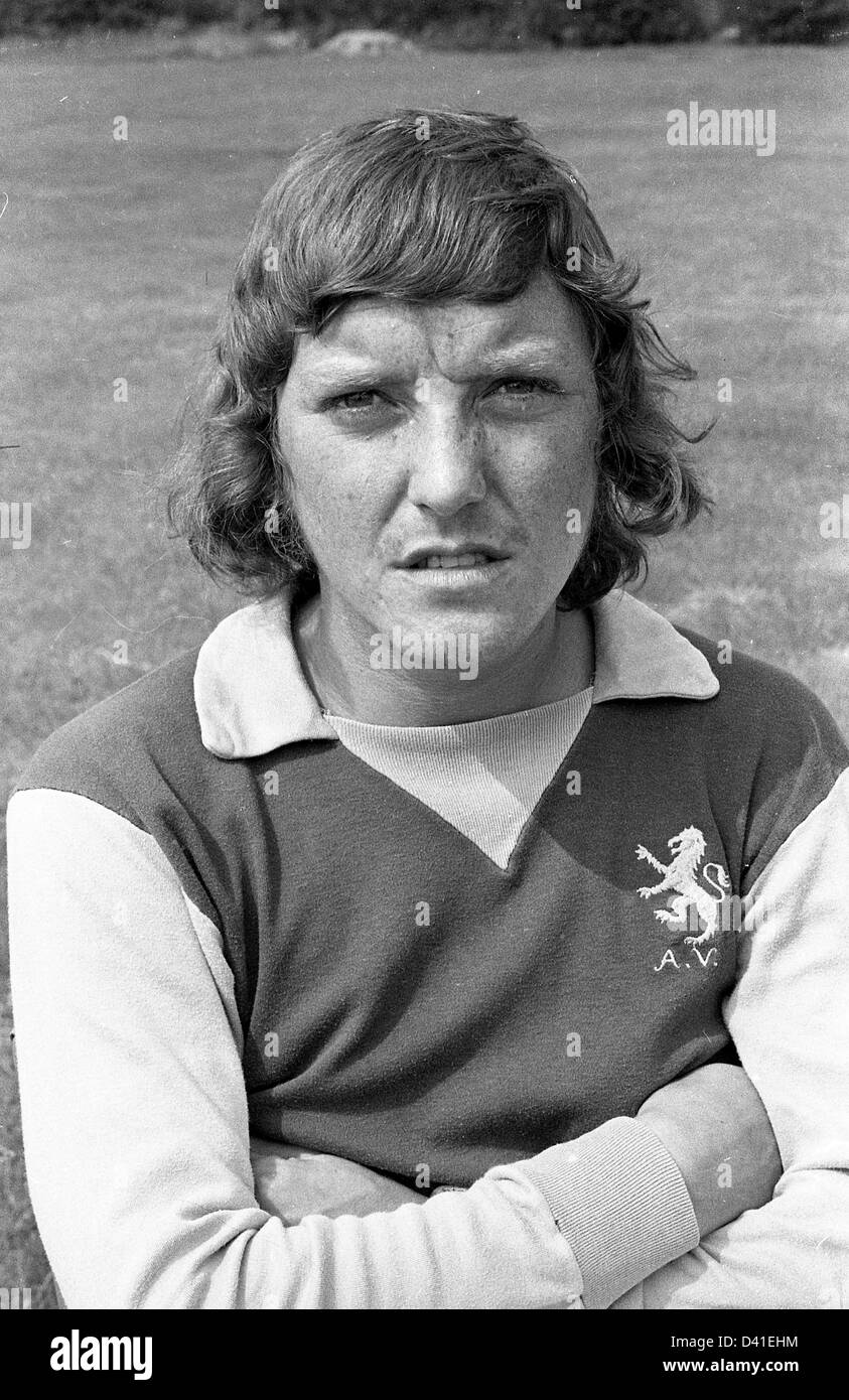 Dave Rudge Aston Villa football club footballer 1972 Stock Photo - Alamy