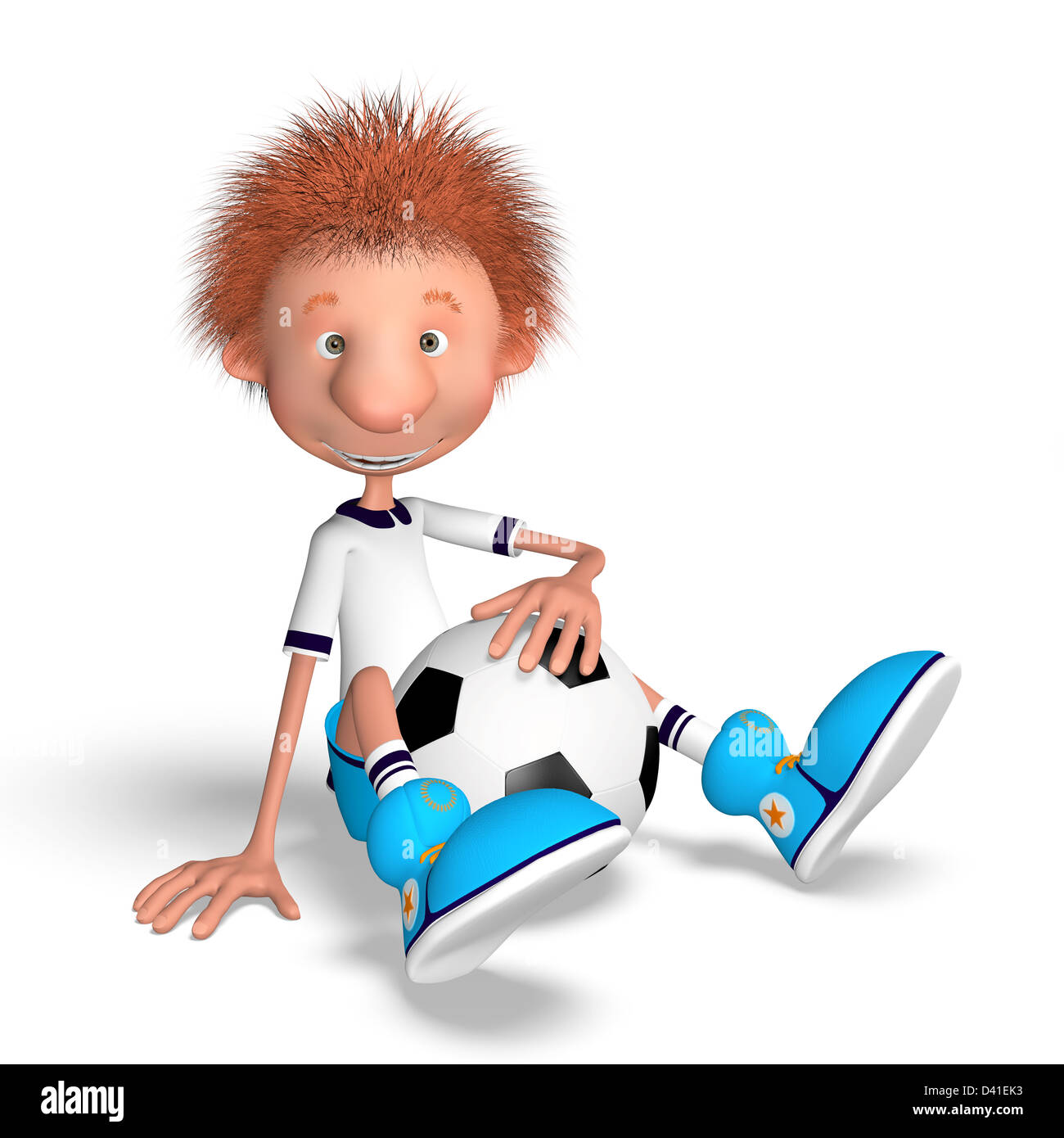 the football player on training. training beginning Stock Photo - Alamy
