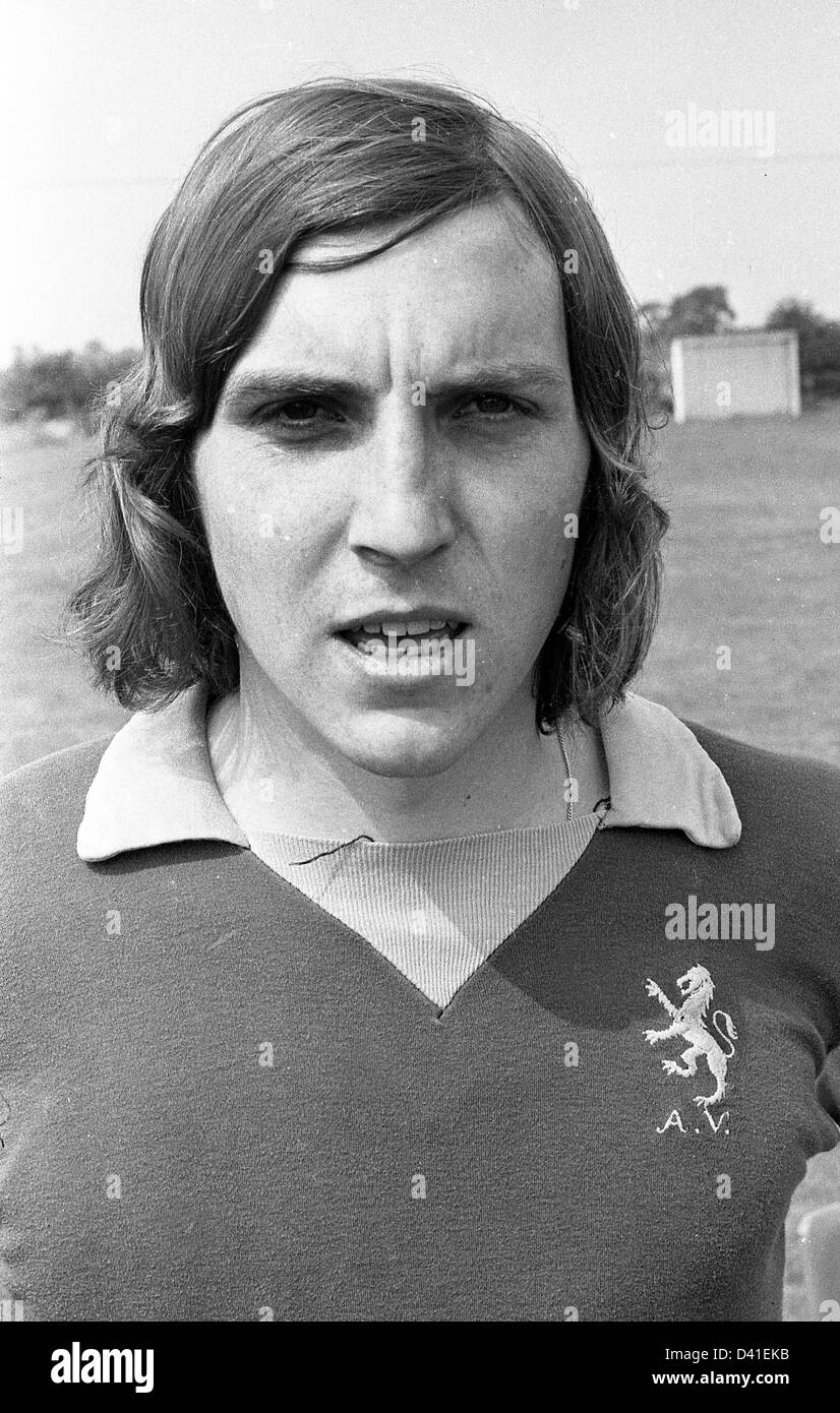 Keith Leonard Aston Villa football club footballer 1972 Stock Photo - Alamy