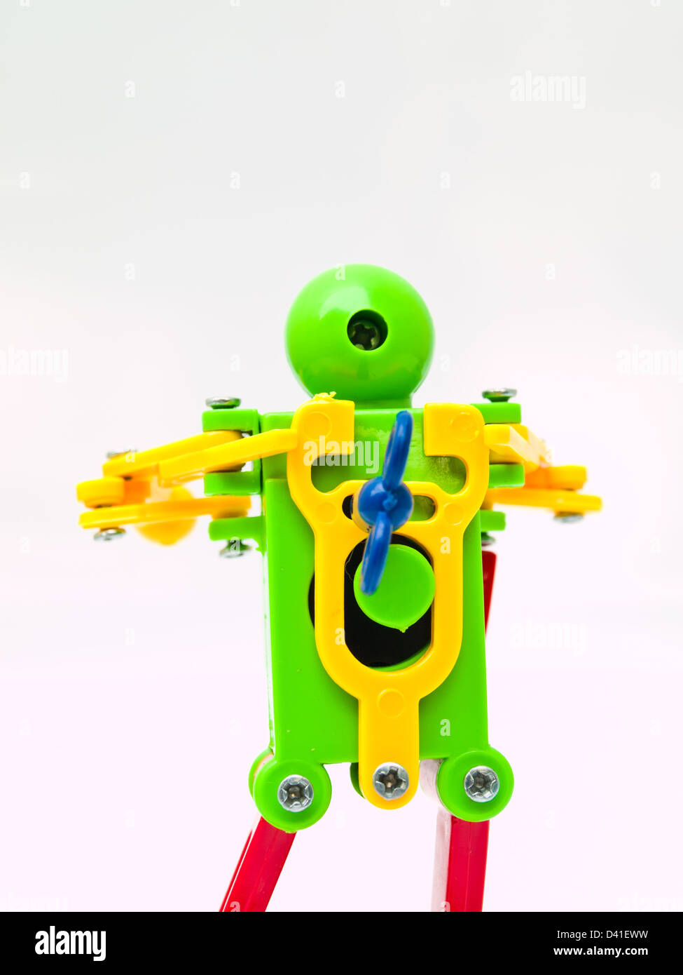 A sample colorful mechanical toy Stock Photo - Alamy