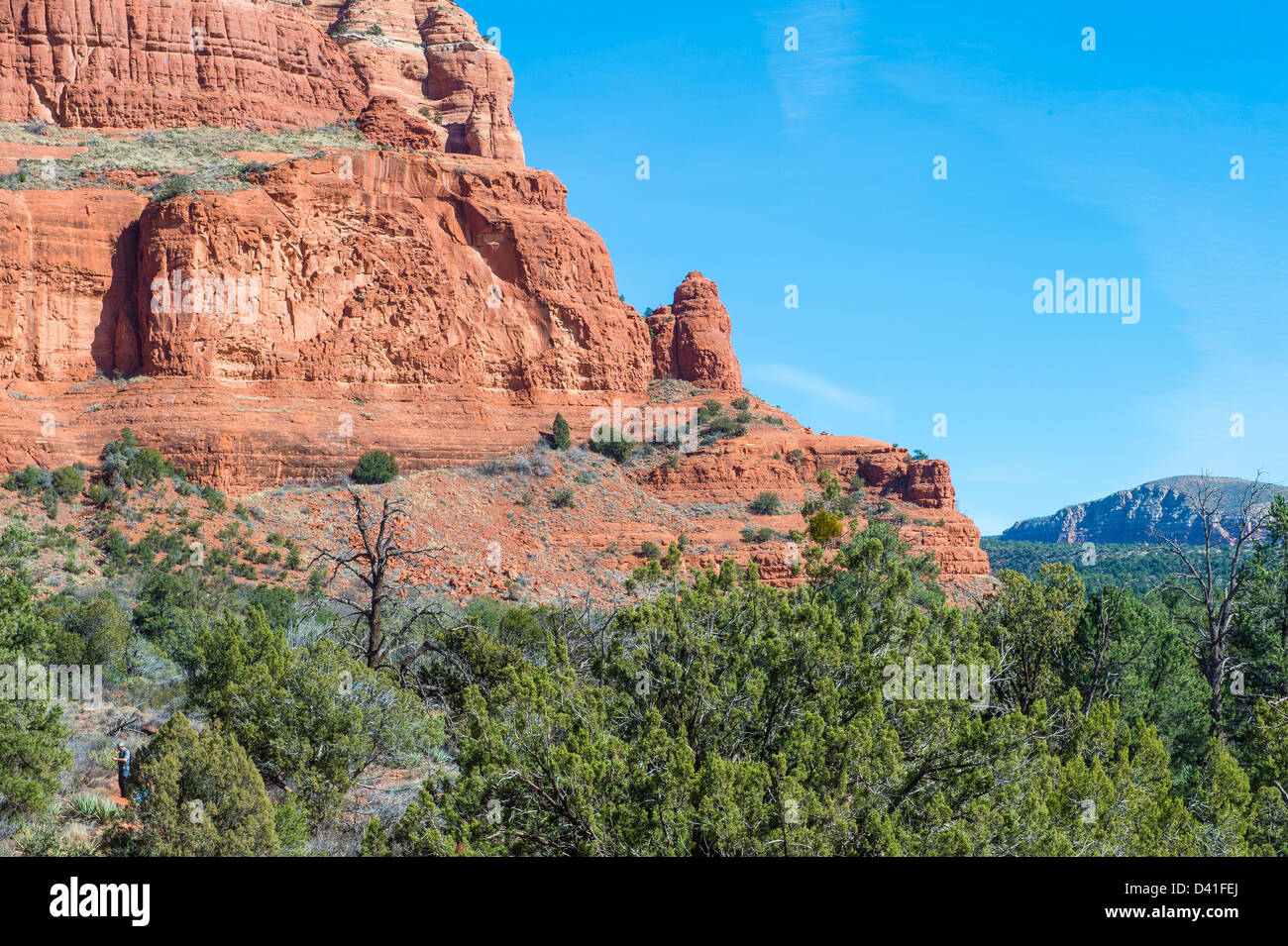 Sedona Arizona area landscape with red sandstone cliffs Stock Photo - Alamy