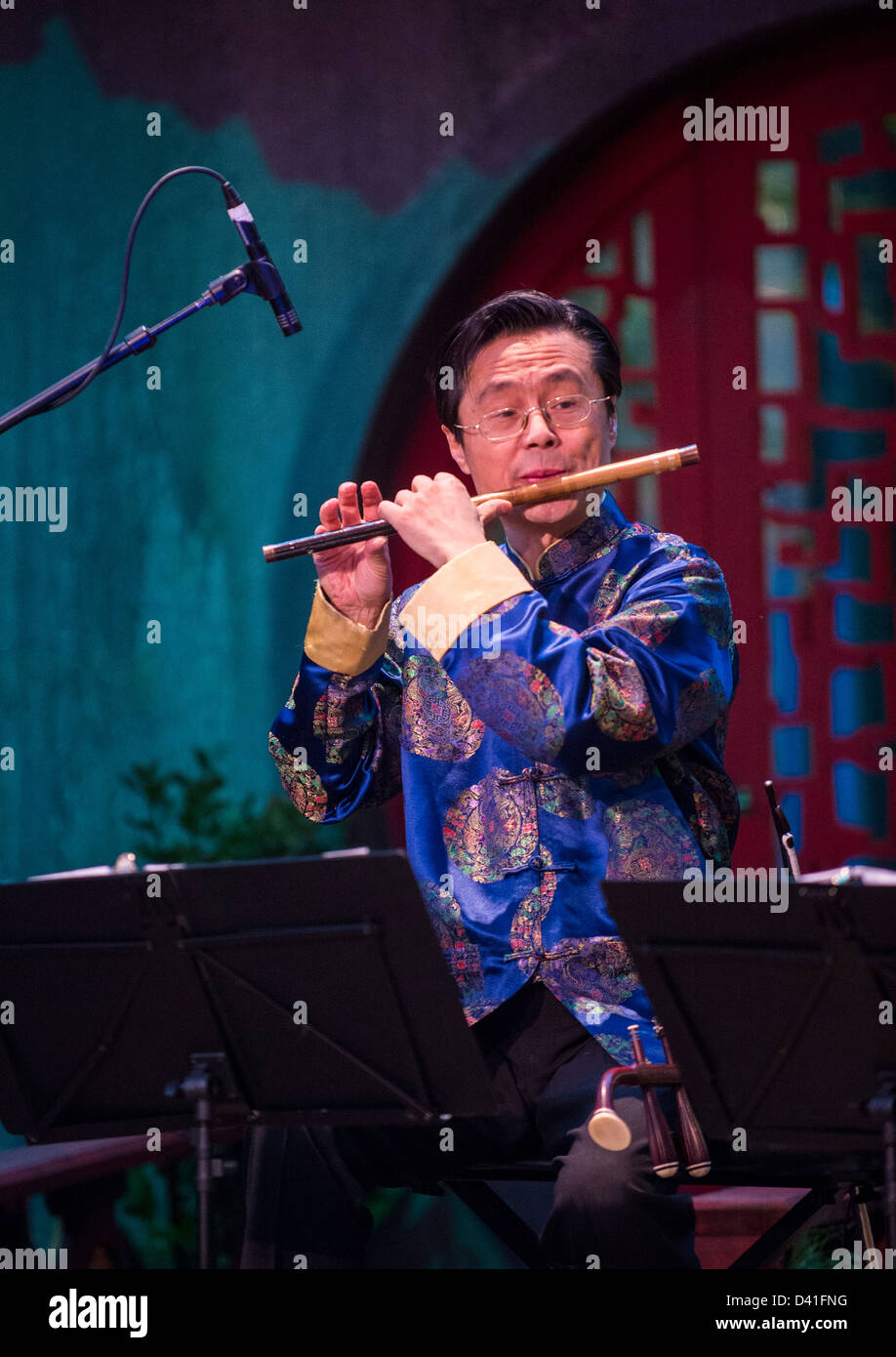 Chinese musician perform during the Chinese New Year celebrations at ...