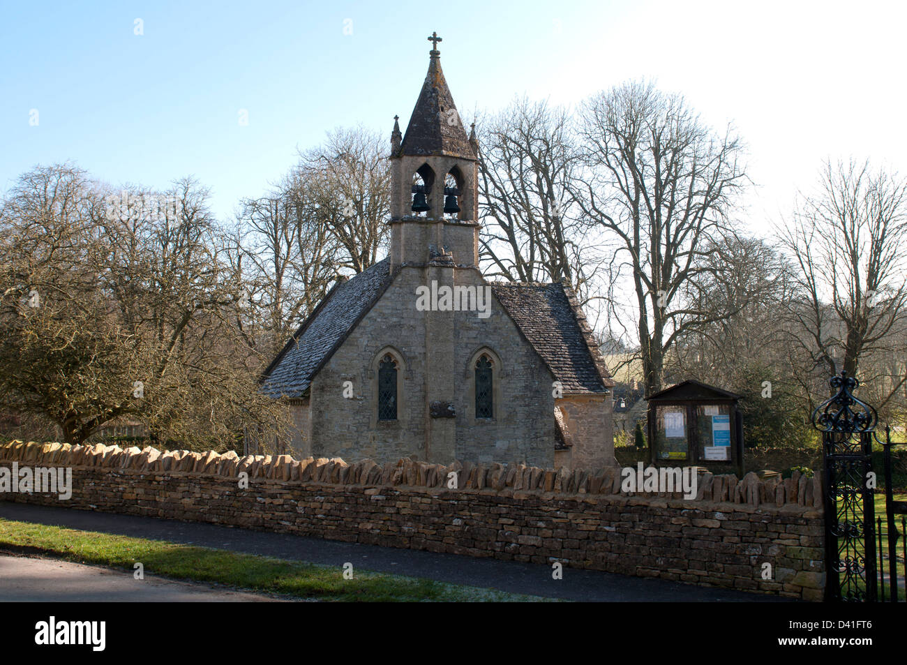 St. Oswald`s Church, Shipton Oliffe, Gloucestershire, England, UK Stock ...