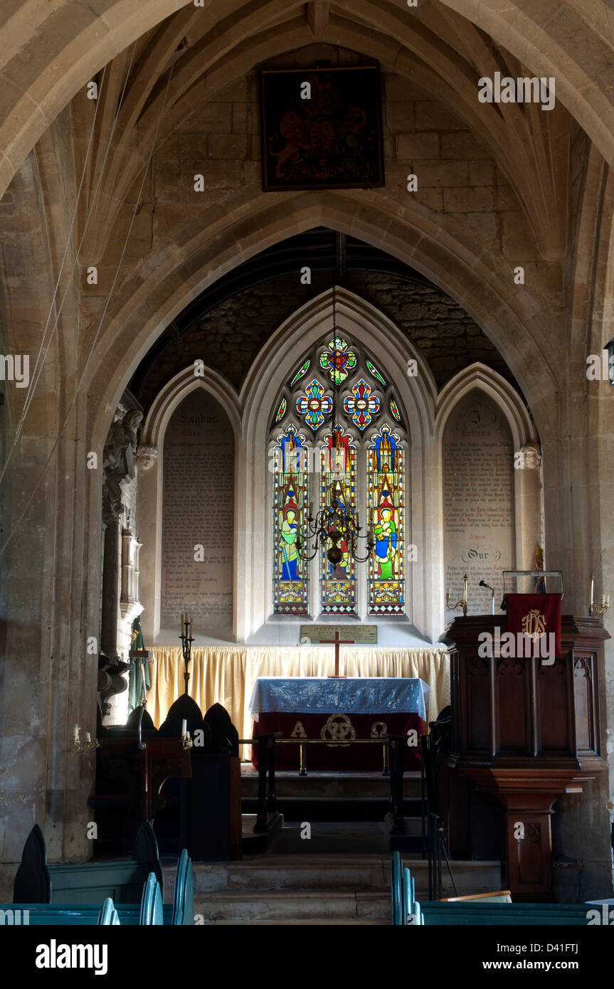 St. Michael`s Church, Dowdeswell, Gloucestershire, England, UK Stock ...