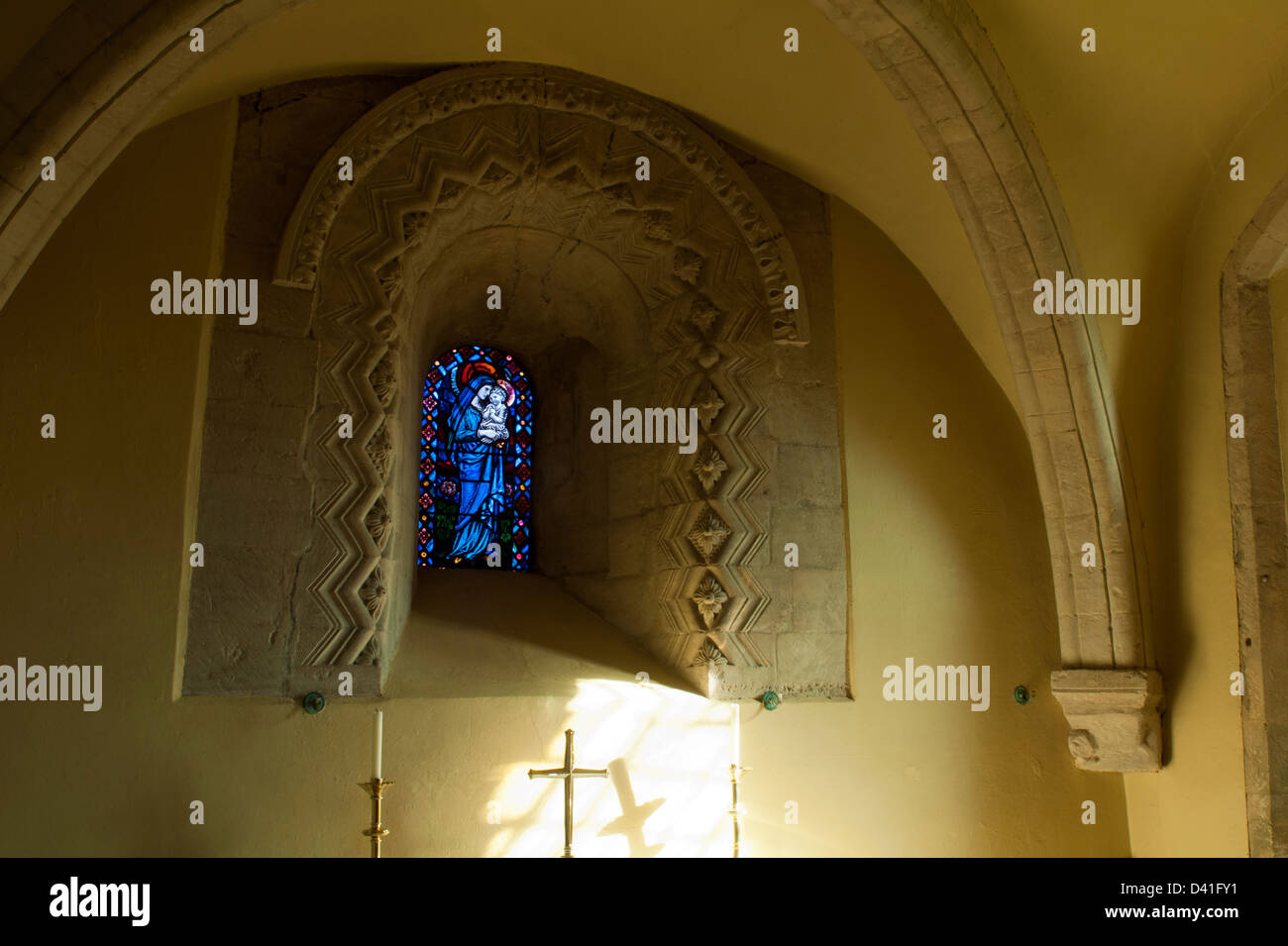 The East Window, St. John the Evangelist Church, Elkstone ...
