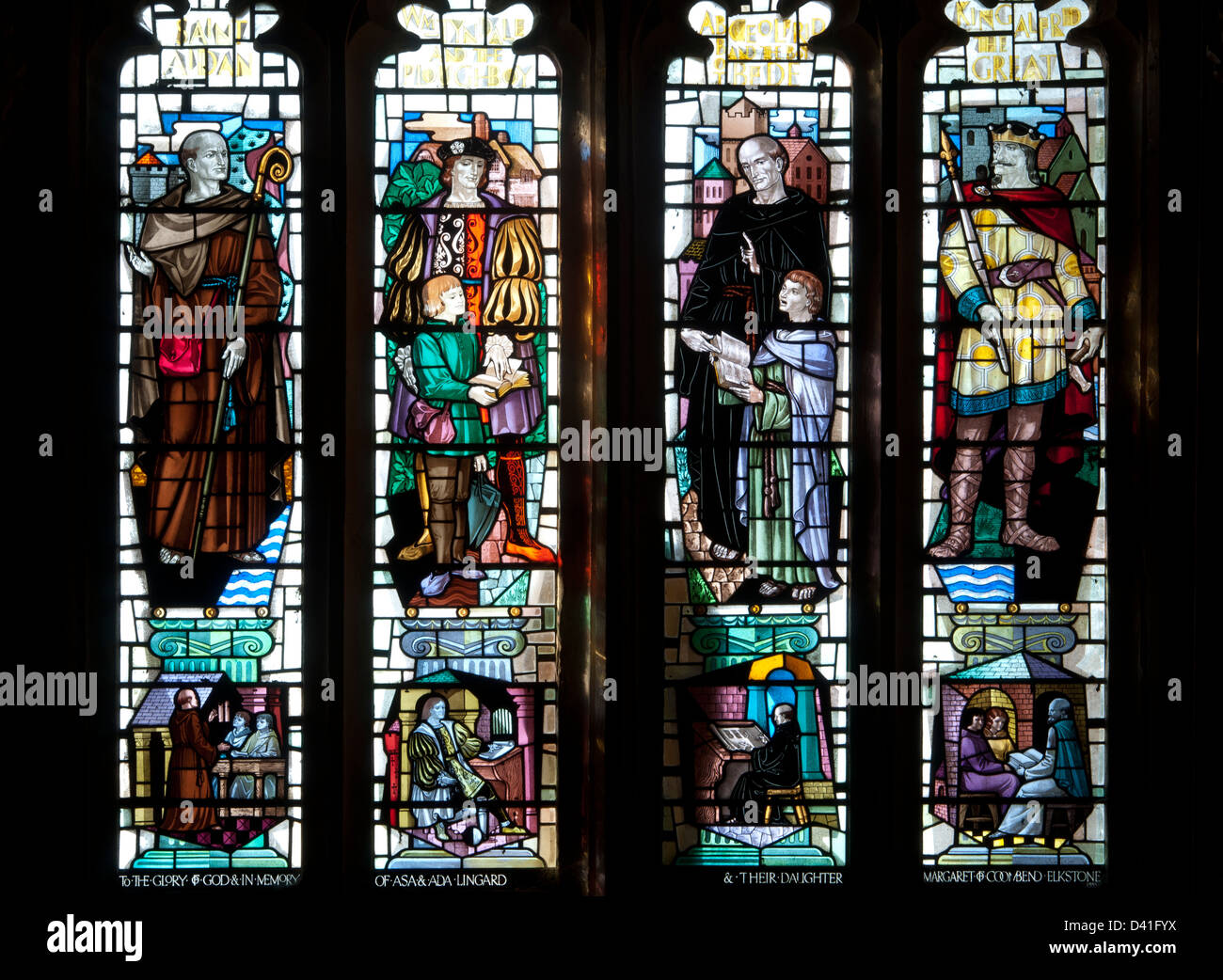 The West Window, St. John the Evangelist Church, Elkstone ...