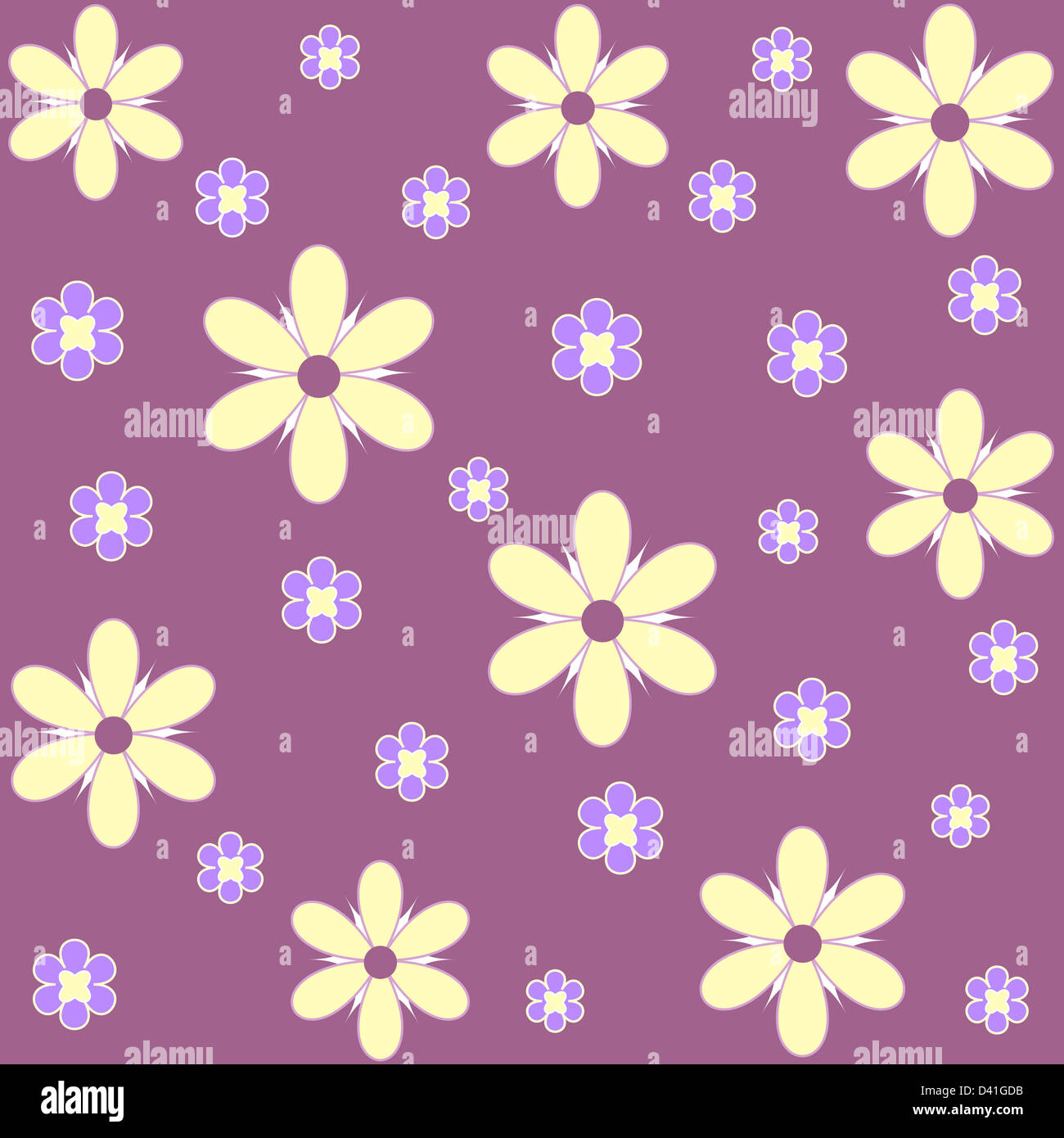 Cream floral pattern hi-res stock photography and images - Alamy