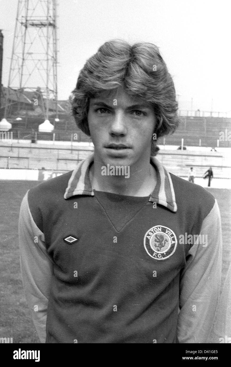 Gavin Price Aston Villa football club footballer 1976 Stock Photo - Alamy