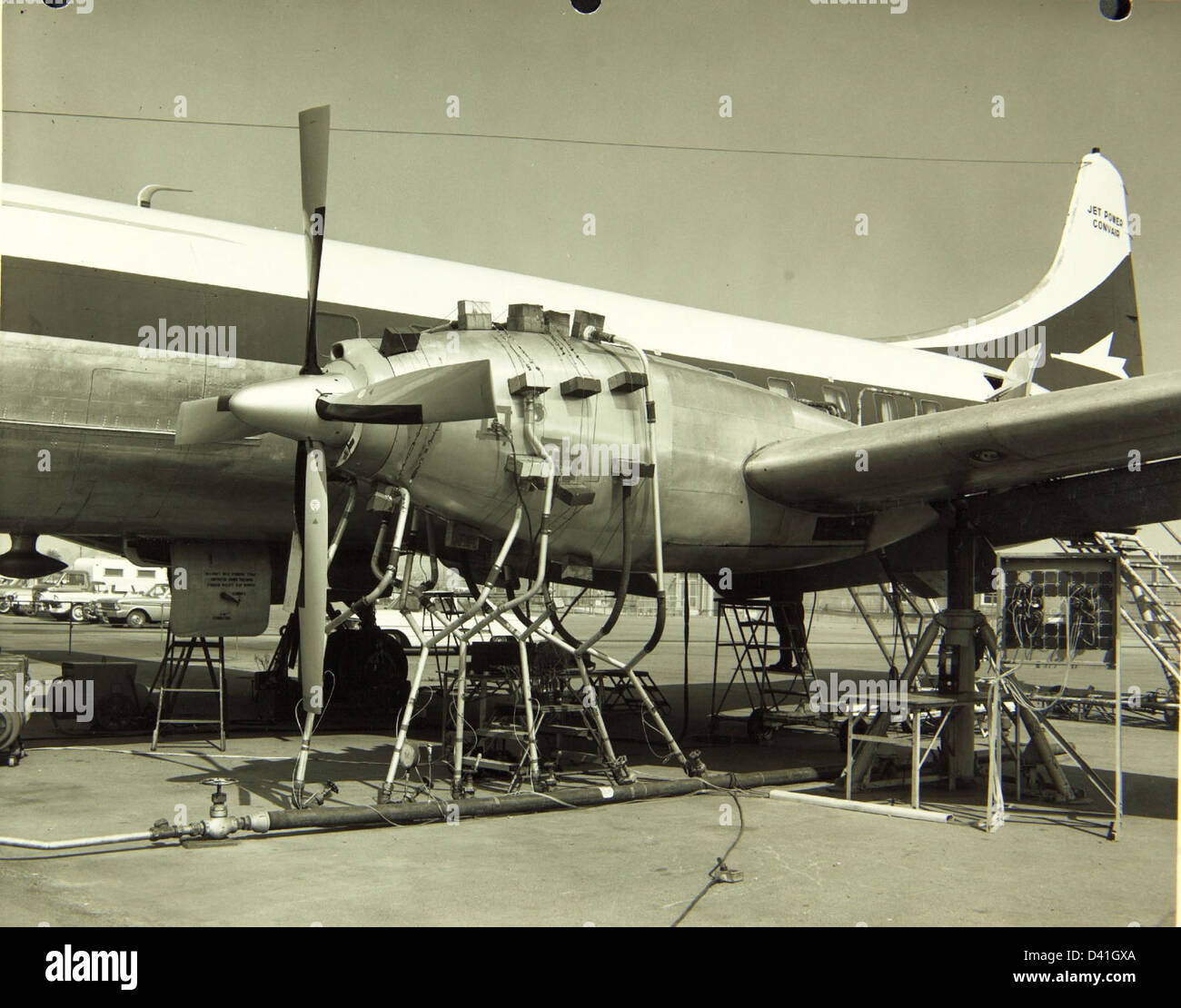 The Convair 580 was a turboprop airliner developed for regional flights ...