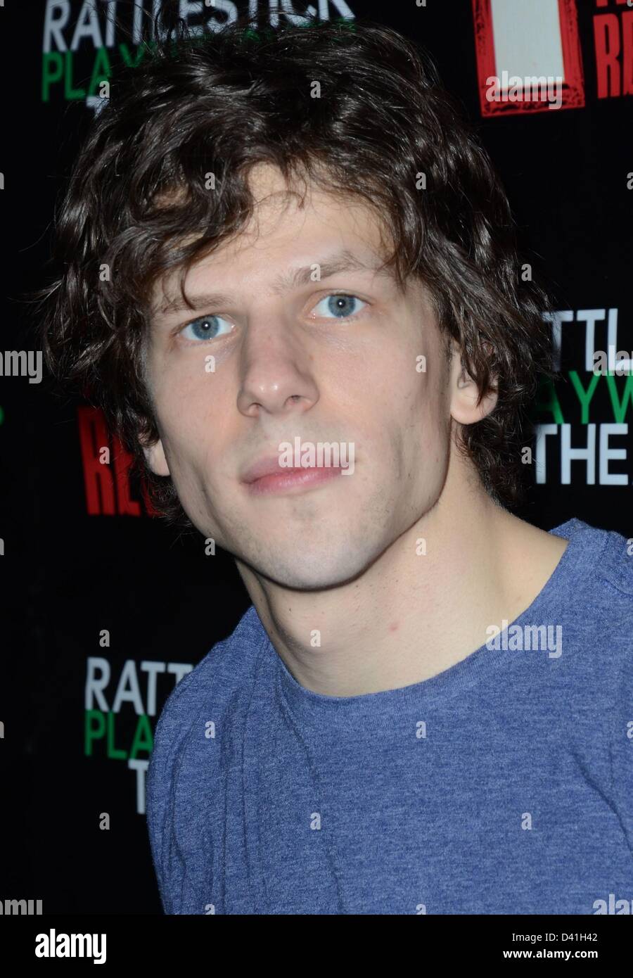 New Tork, USA. 28th February 2013. Jesse Eisenberg at arrivals for ...