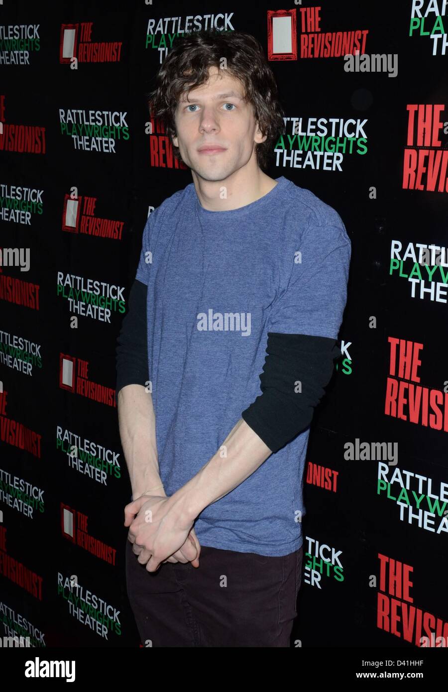 New Tork, USA. 28th February 2013. Jesse Eisenberg at arrivals for ...