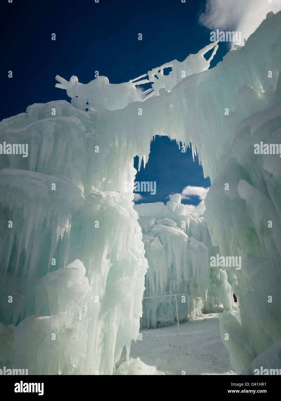 Ice Castles of Silverthorne, Colorado Stock Photo - Alamy