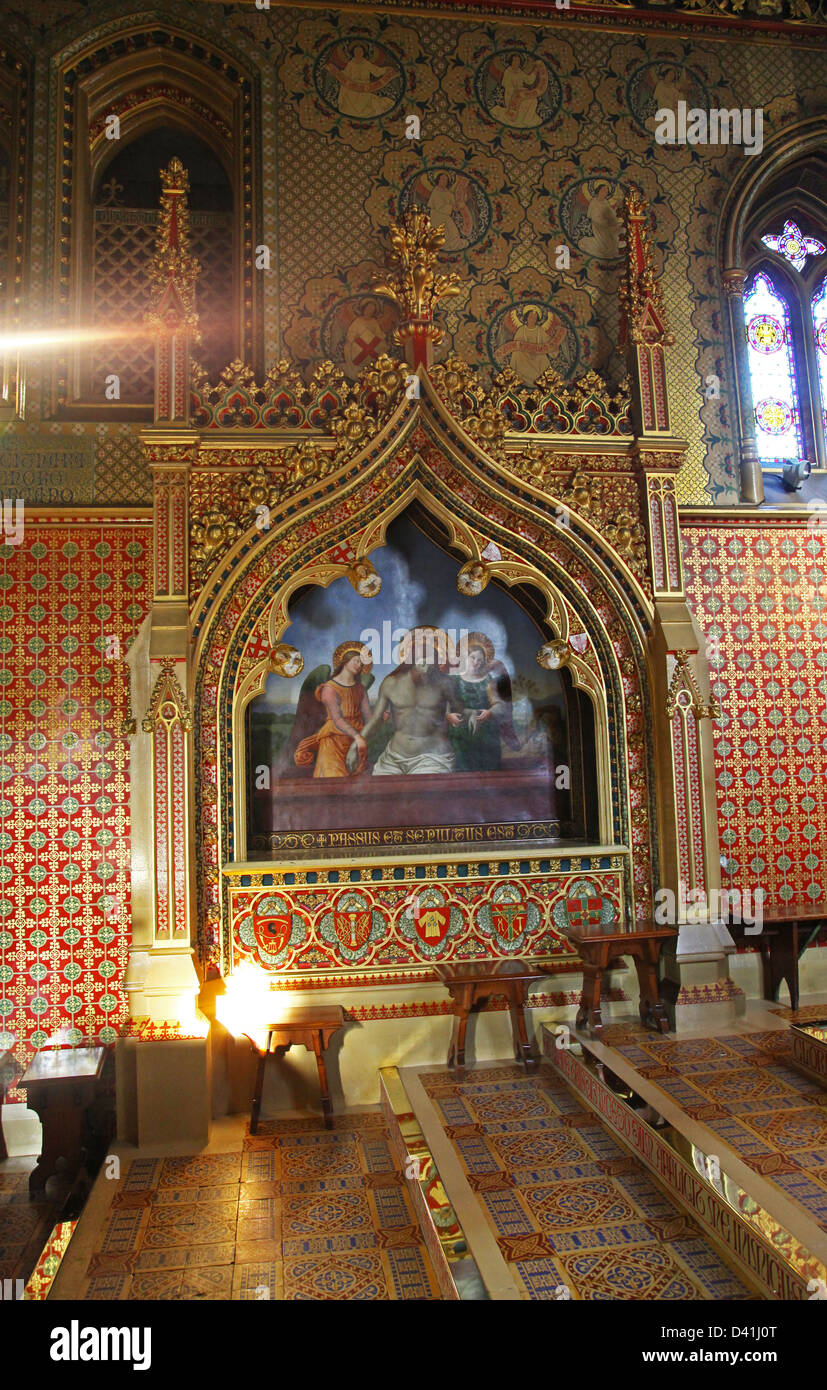 Easter Sepulchre in the parish church of St Giles Cheadle Staffs ...