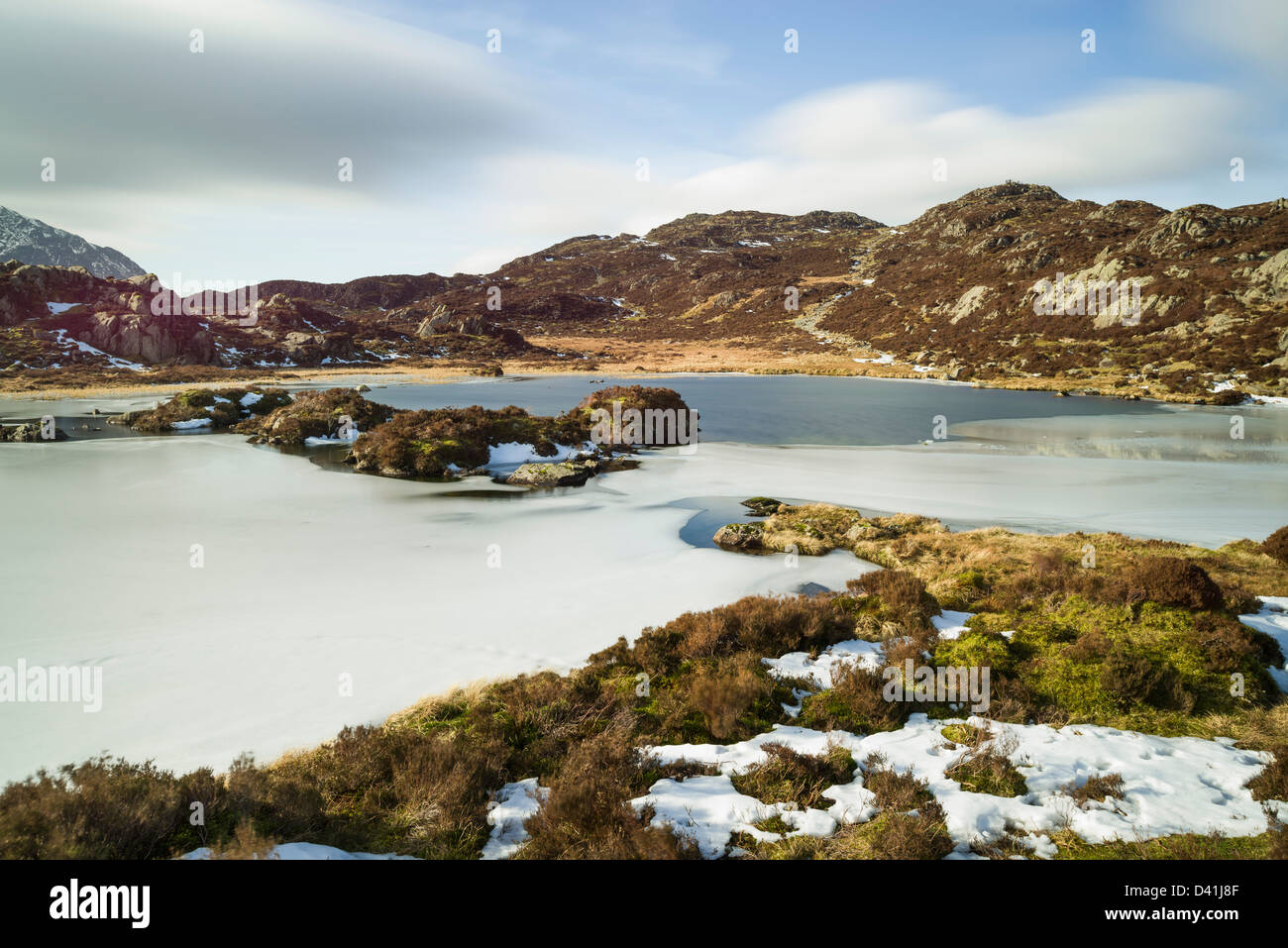 Innominate Tarn on Hay Stacks, Cumbria, Lake District National Park ...