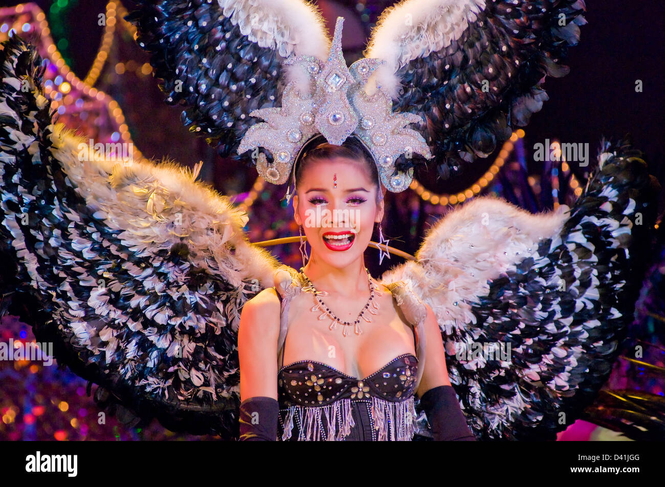Tiffanys Original Transvestite Cabaret Show Pattaya Thailand Stock