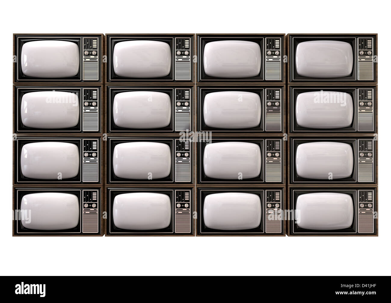 Vintage television knobs buttons isolated hi-res stock photography and ...