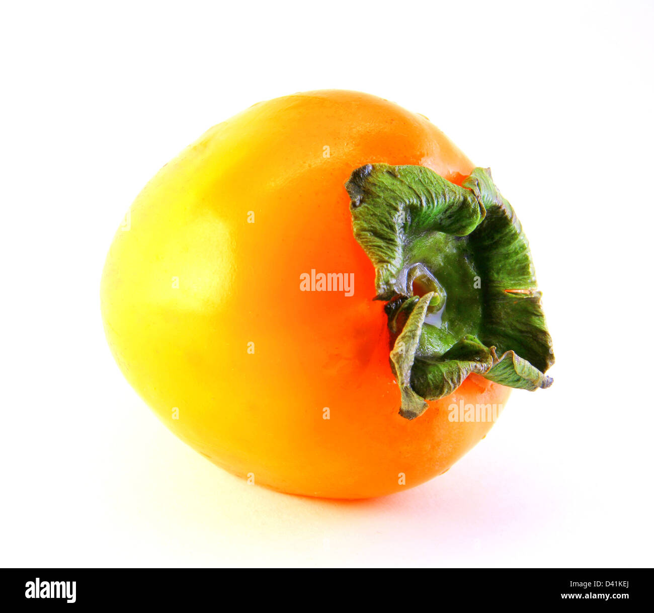 Persimmon isolated on white background Stock Photo - Alamy
