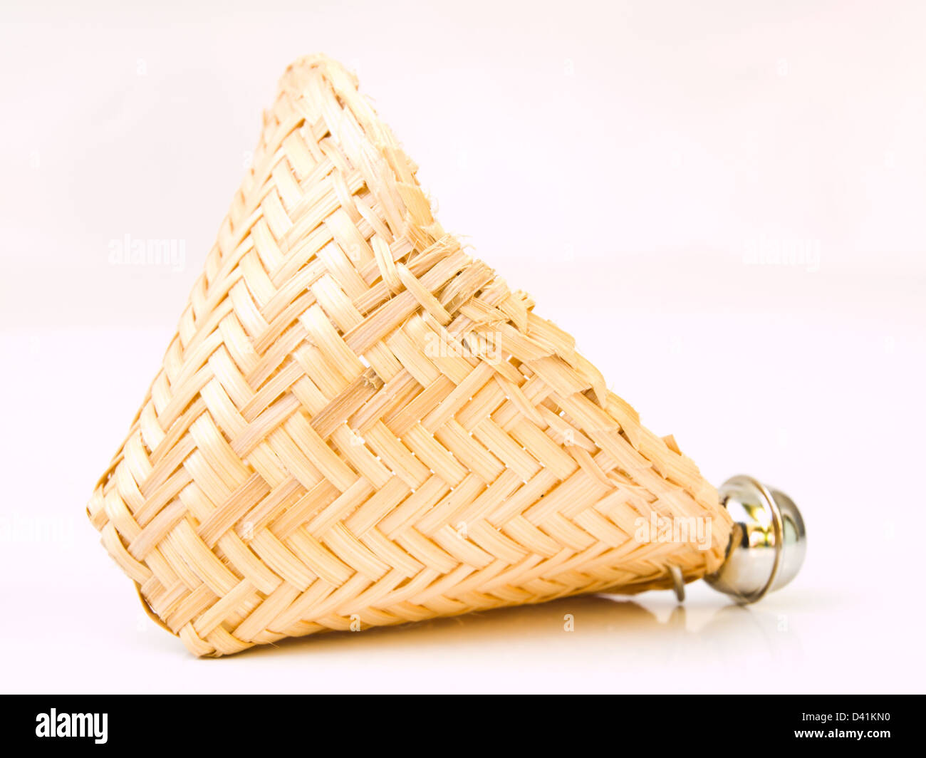 Wicker basket key chain from Thailand Stock Photo - Alamy