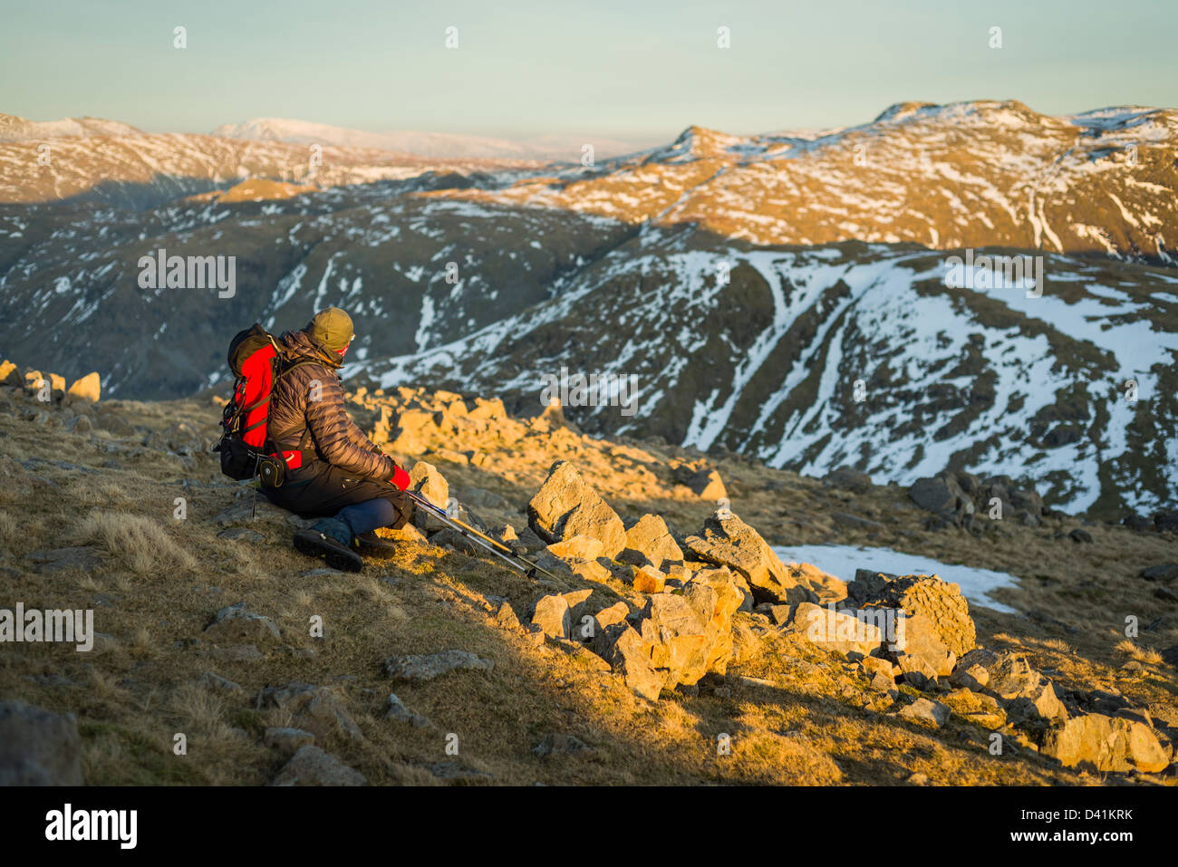 View from summit brandreth cumbria hi-res stock photography and images ...