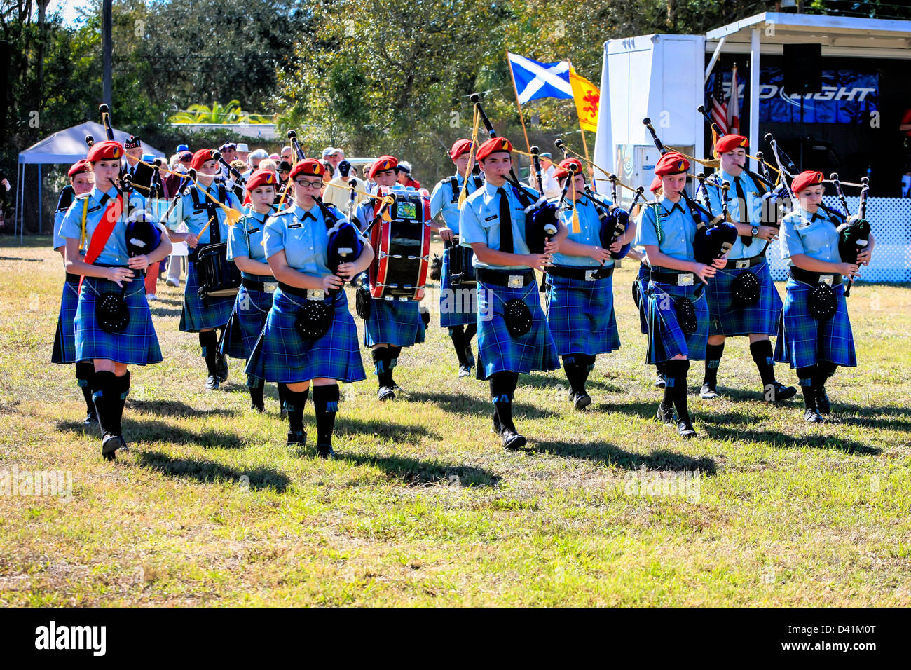 Female and bagpipes hi-res stock photography and images - Alamy