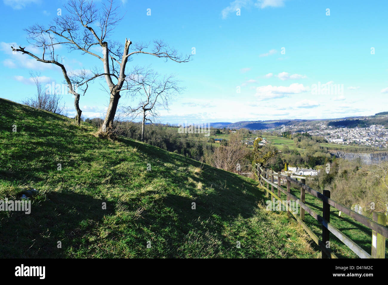 High Tor Landscape Stock Photo - Alamy