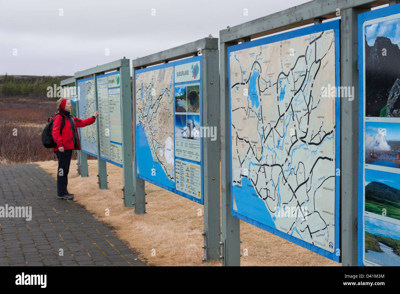 Tourist information boards hi-res stock photography and images - Alamy