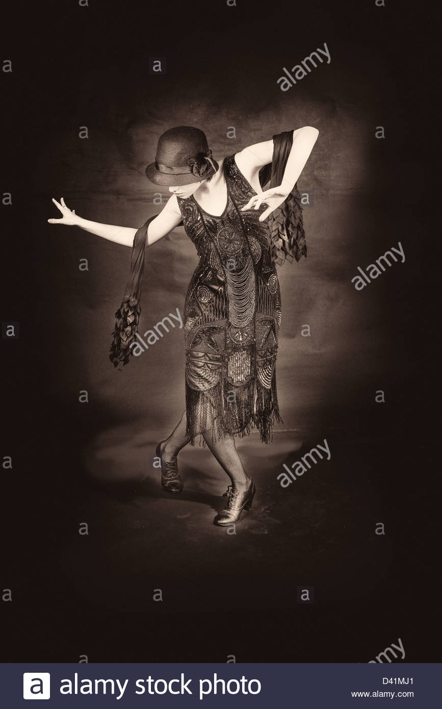 Flapper Girl 1920s Dancing High Resolution Stock Photography and Images ...