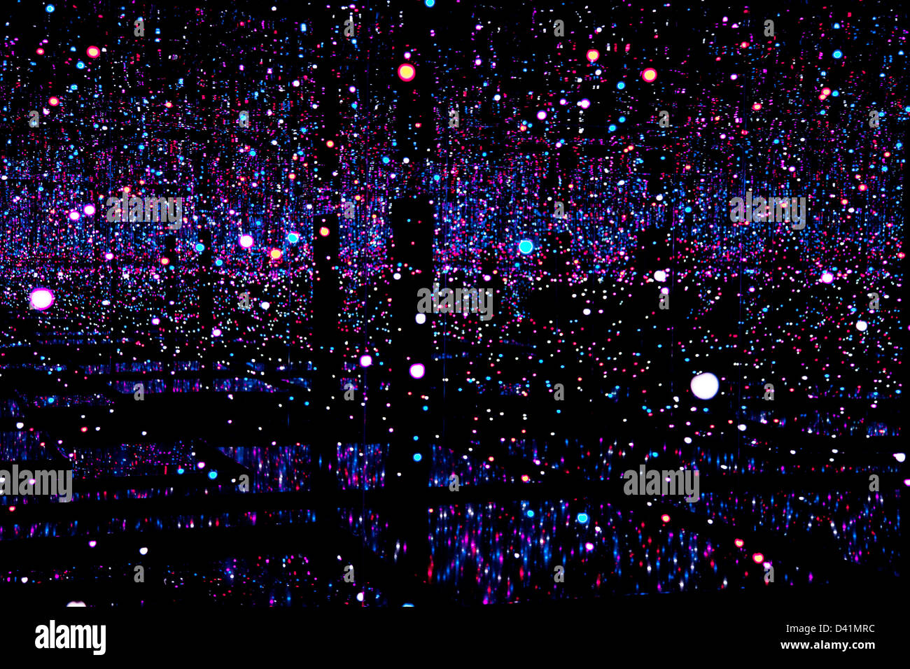 Art installation called Infinity Room by Yayoi Kusama Stock Photo - Alamy
