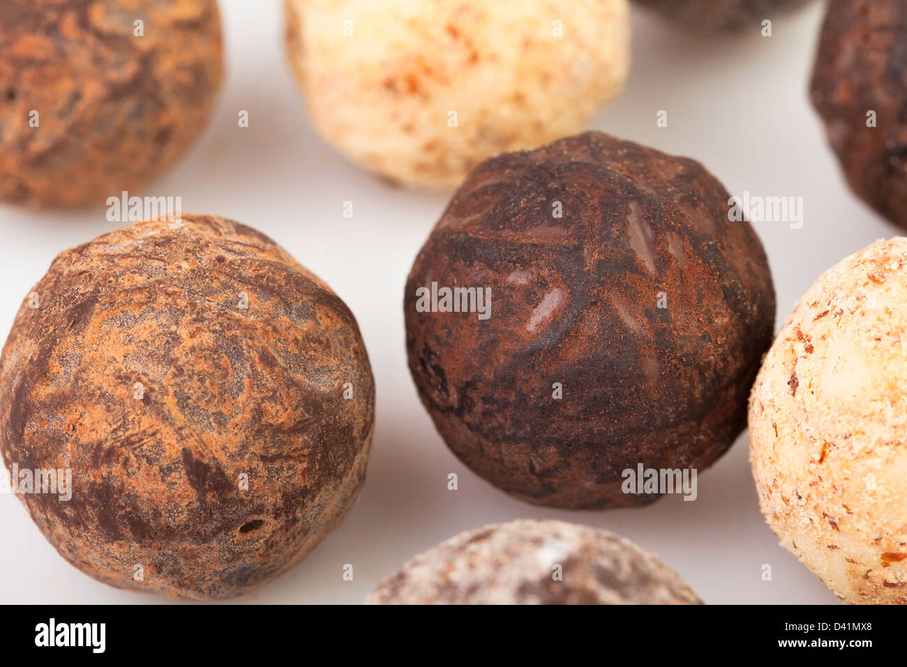 truffle mix full frame closeup Stock Photo - Alamy