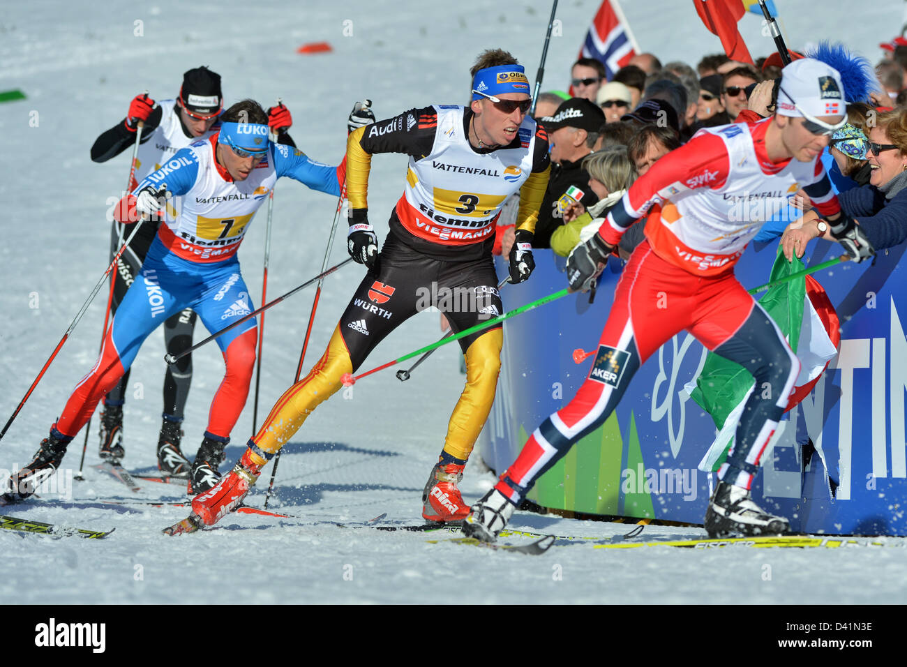 Sjur Roethe of Norway (R-L), Tim Tscharnke of Germany and Alexander ...