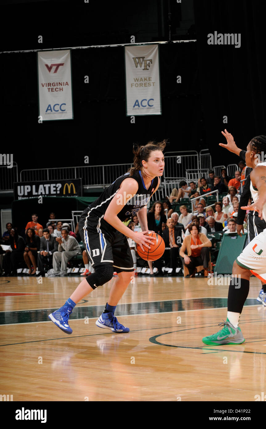 Haley Peters #33 of Duke in action during the NCAA basketball game ...