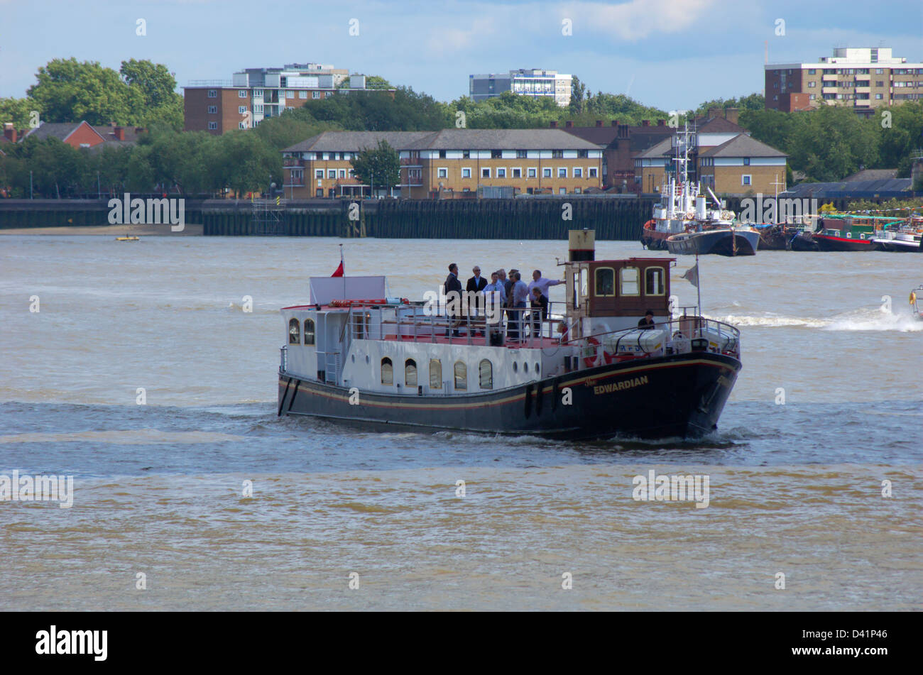 Boat on the River Thames in London, England Stock Photo - Alamy