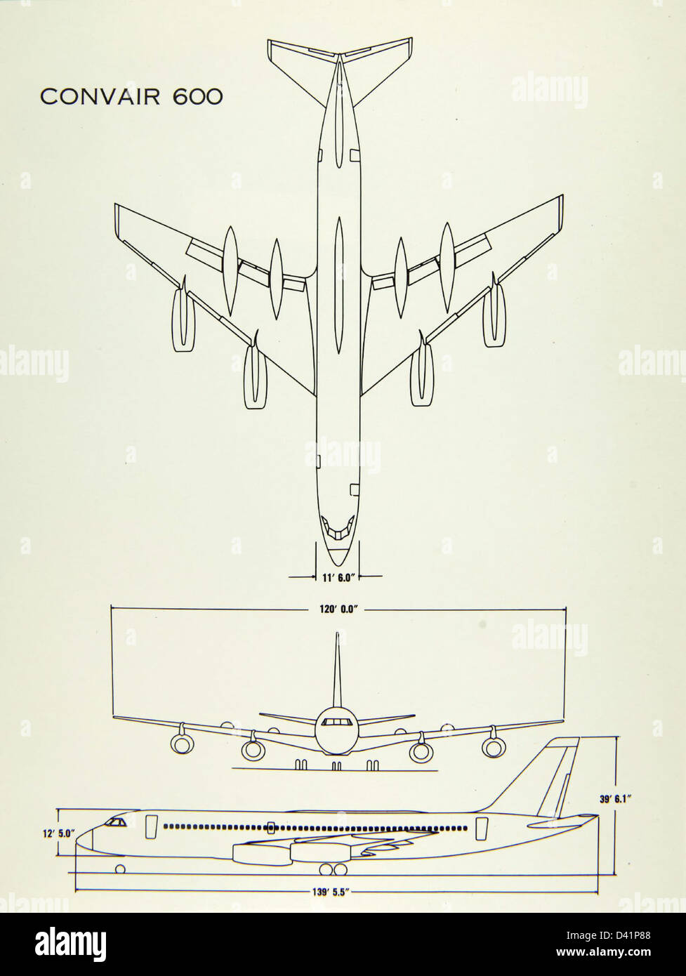 The Convair 600 was a turboprop airliner developed for short to medium ...
