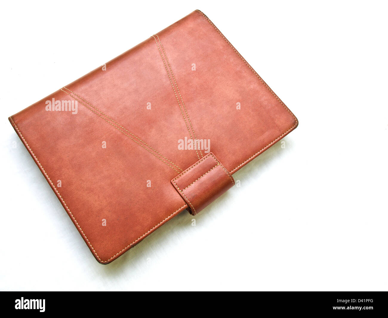 Red brown leather organize cover as background Stock Photo - Alamy