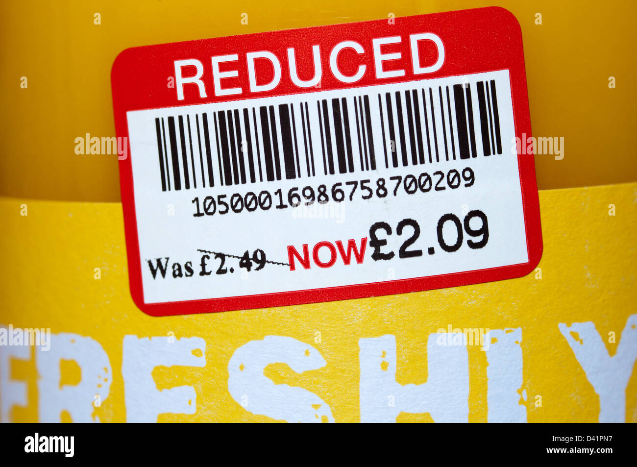 Reduced sticker hi-res stock photography and images - Alamy