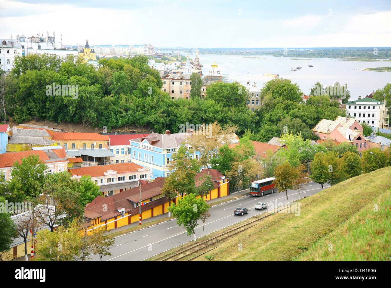 Scenic summer view of Nizhny Novgorod in Russia Stock Photo - Alamy