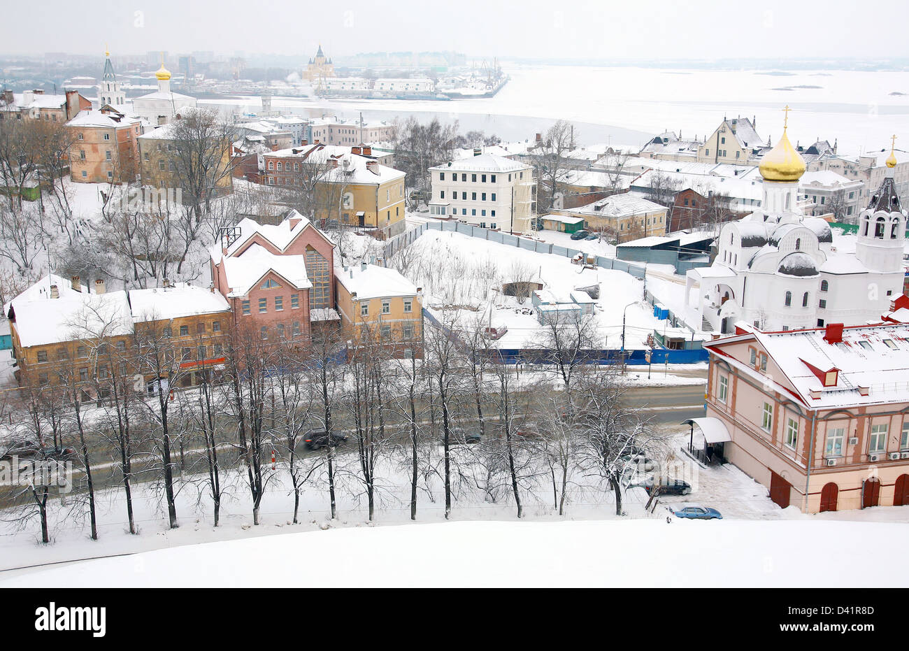 Factory russia snow hi-res stock photography and images - Alamy