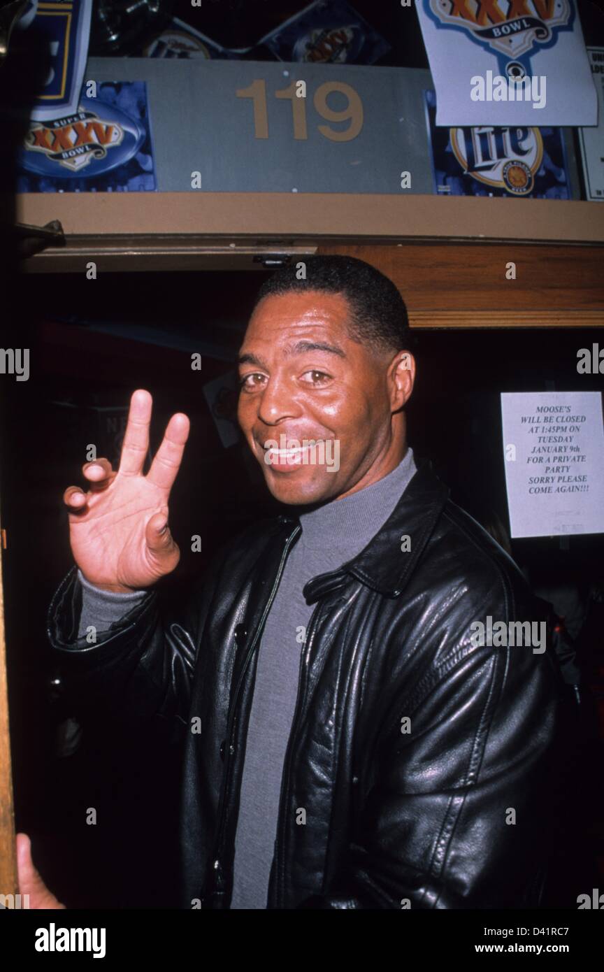 MARCUS ALLEN.CBS press tour party at Moose Mcgillycuddy's in Pasadena ...