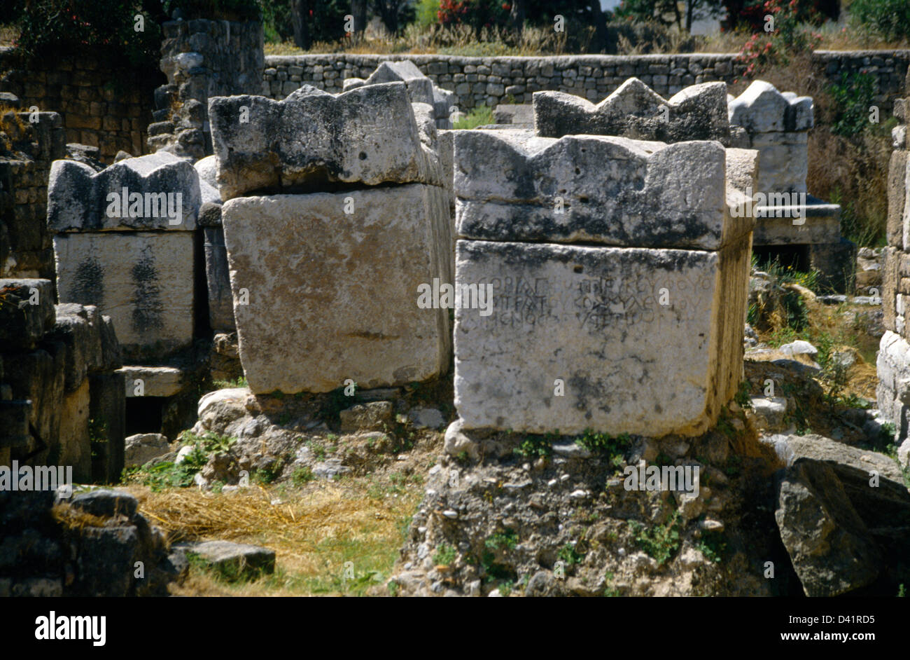 Tyre Lebanon Sarcophagus Phoenician Writing Stock Photo - Alamy