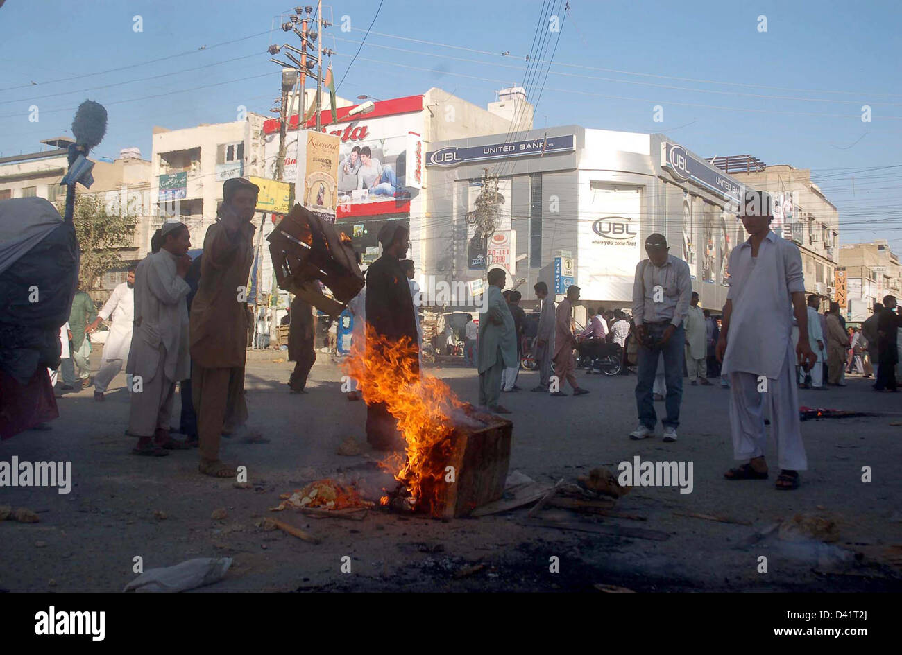 Business protesting hi-res stock photography and images - Alamy