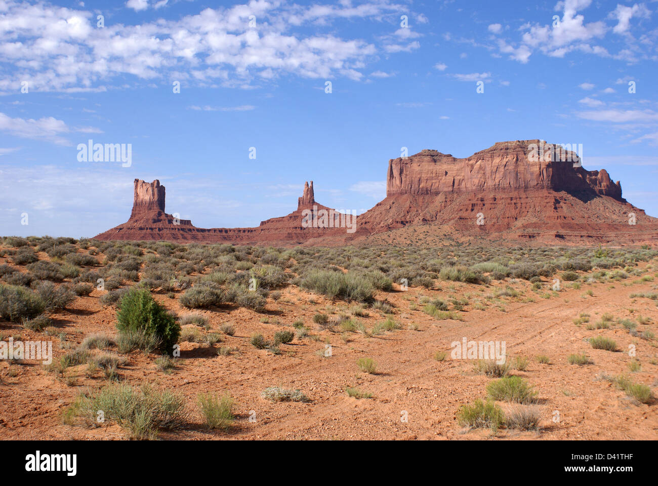 Rock Formations and Mesas in Monument Valley, UT Stock Photo - Alamy