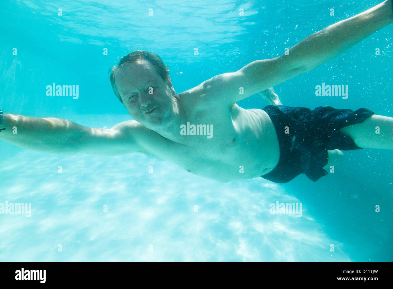 Underwater people underneath hi-res stock photography and images - Alamy