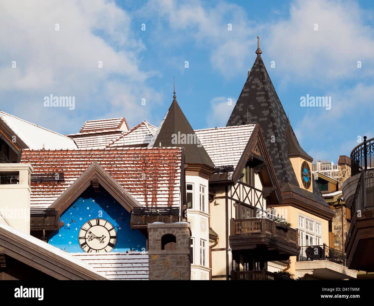 Condominium building in Vail Resort, Colorado Stock Photo - Alamy