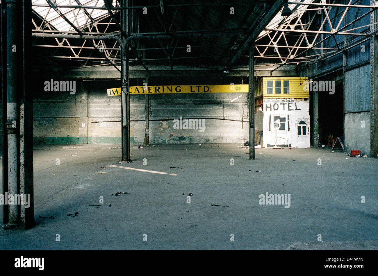 Abandoned warehouse, Brighton, UK Stock Photo - Alamy