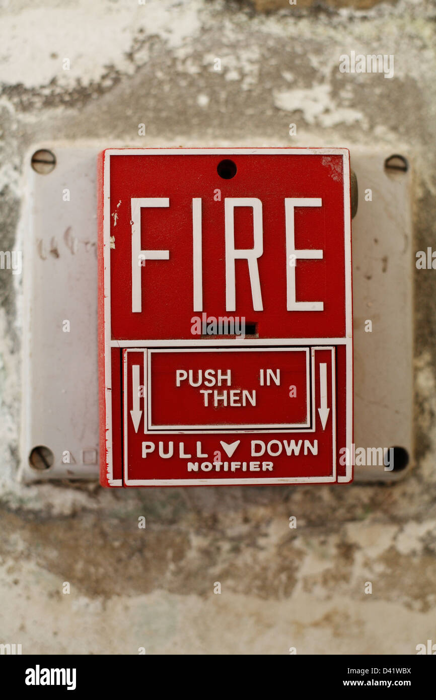 Old fire alarm hi-res stock photography and images - Alamy