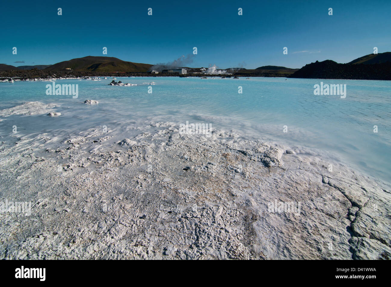 Blue lagoon swimming pool, iceland hi-res stock photography and images ...