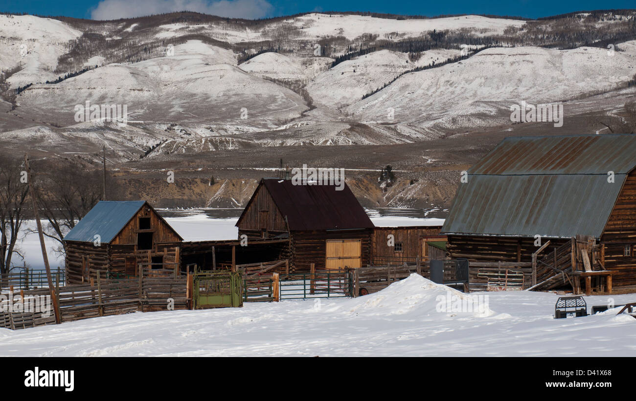 Old barn on farm in Colorado Stock Photo - Alamy